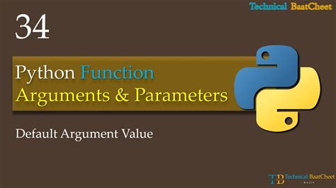 34 What Is Default Argument Values In Python In Hindi Technical Baatcheet By Rajiv Sir