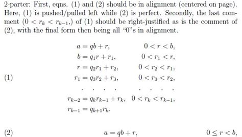 Align Alignment Of Multiple Equations And Their Comments TeX LaTeX Stack Exchange