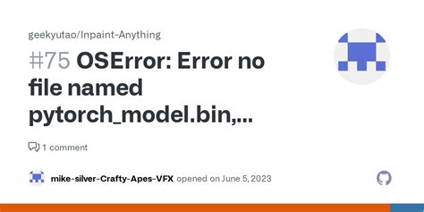 Oserror Error No File Named Pytorchmodelbin Tfmodelh5dex Or Flaxmodel