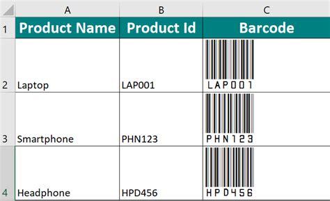 How To Create Barcode In Excel Methods Step By Step Guide
