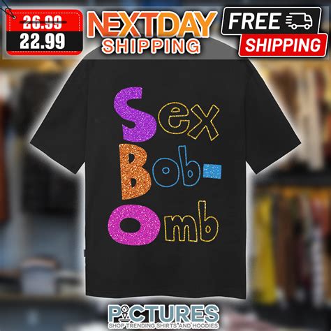 Free Shipping Sbo Sex Bob Omb Shirt Unisex Tee Hoodie Sweater V