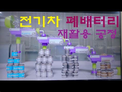 2차전지 입문자용 전기자동차 폐배터리재활용 처리과정 Sk Ev Battery Recycling Machine For Beginners
