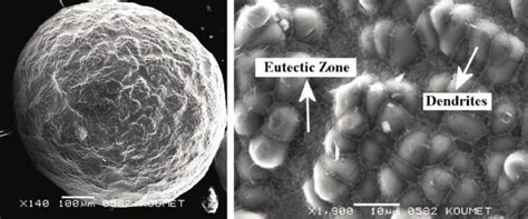 Dendritic Solidification With A Fine Eutectic A Low B High Download Scientific Diagram