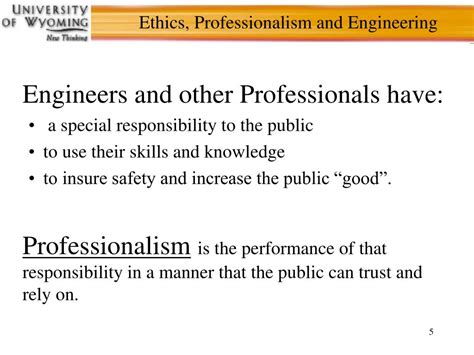 Ppt Ethics Professionalism And Engineering Powerpoint Presentation Free Download Id4464730