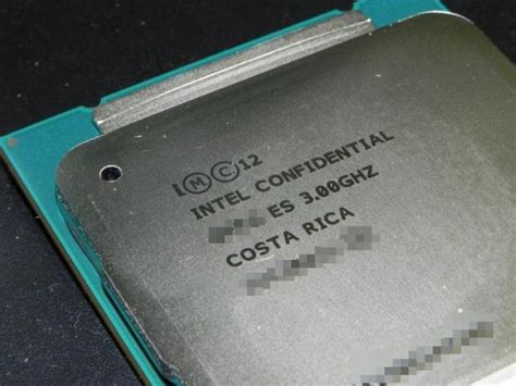 Intel Core I X Haswell E CPU Spotted In Leaked Photos