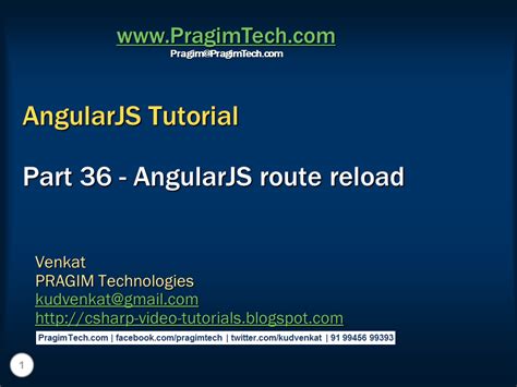 Sql Server Net And C Video Tutorial Angularjs Route Reload