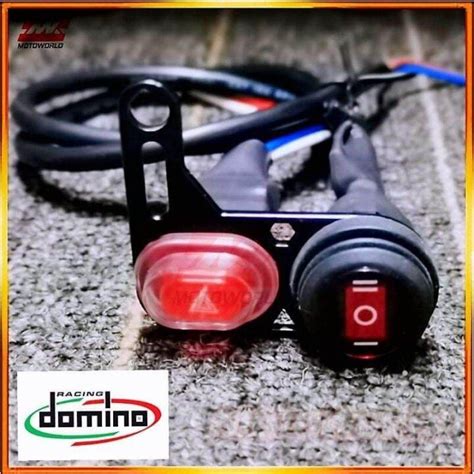 Domino 3way Switch Hazard Light Switch 2in1 With Stainless Steel