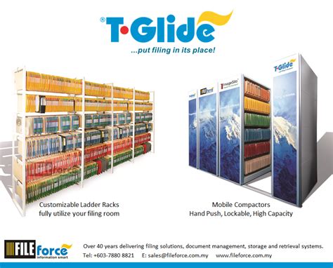 Office Filing Solutions Malaysia T Glide Filing System FILEforce