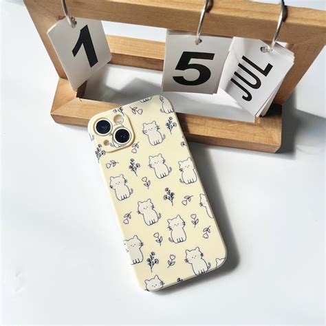 Cat Iphone Case Etsy