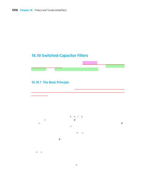 9 Switched Capacitor Filters Pdf Amplifier Inductor