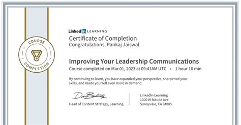 Pankaj Jaiswal On Linkedin Learningcontinues Leadershipdevelopment Effectivecommunication