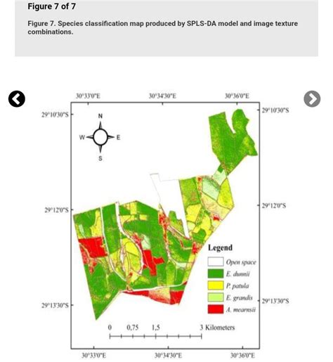 Species Classification Map Produced By Spls Da Model And Image Texture Download Scientific