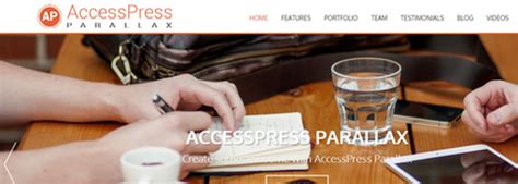 Best Free Parallax Wordpress Templates Af Templates