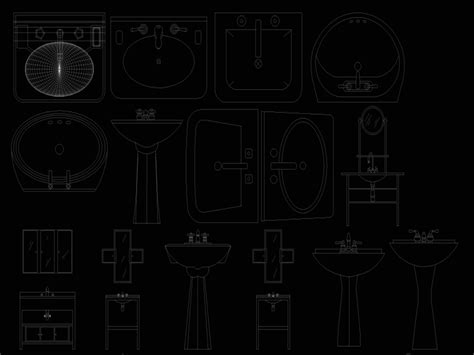 Bloques Artefactos Sanitarios En Dwg 36046 Kb Librería Cad