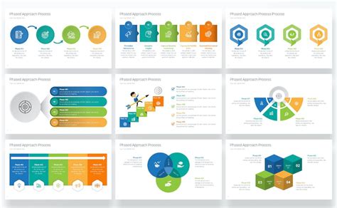 分阶段流程图形keynote模板 Ppt派