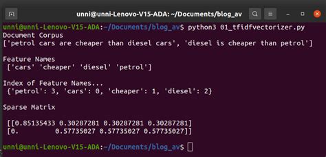 How Sklearns Tfidfvectorizer Calculates Tf Idf Values Analytics Vidhya