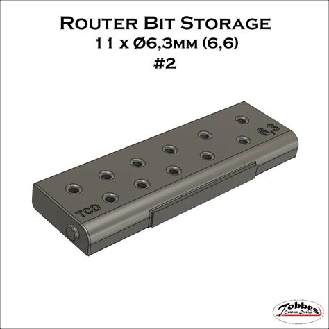 Stl File Router Bit Storage 13 Different 🧞‍♂️・3d Printing Model To Download・cults