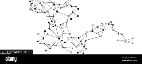 Abstract Moleculs Connect Background Digital Background Modern