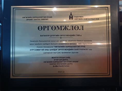 “Хөгжлийн бэрхшээлтэй хүнд хүртээмжтэй оны шилдэг эрүүл мэндийн байгууллагаар” Багануур дүүргийн