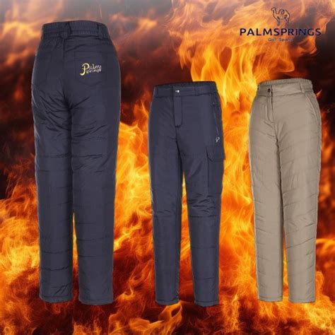 대한민국 No1 골프전문몰 Sbs골프샵 그래스필드 X 팜스프링스 남성여성 방한 방풍 패딩 팬츠