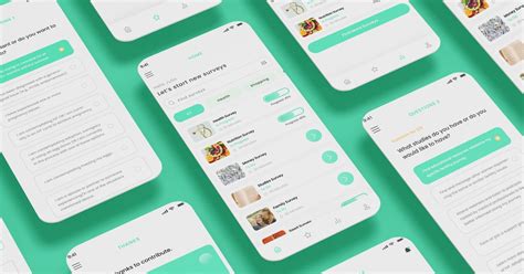 Survey Questionnaire Research And Feedback App Ui Websites Ux And Ui