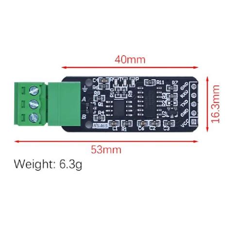 RS To TTL Serial Port Converter Adapter Communication Module Robo Nepal
