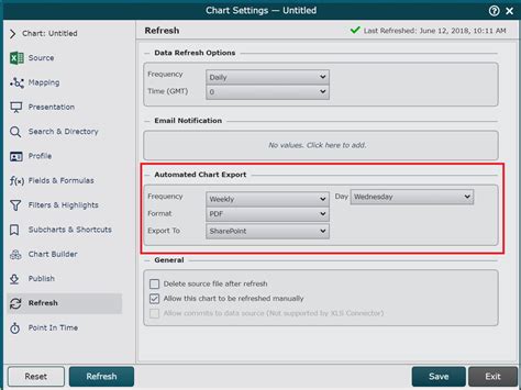 Automatically Export To SharePoint