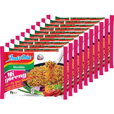 Indomie Mi Goreng Halal Certified Hot And Spicy Stir Fry Noodles 3 Oz