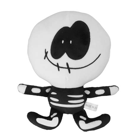 Skeleton Plush Toy Plush Doll Soft Plushie Stuffed Figure Toy