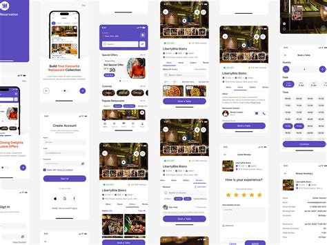 Restaurant Reservation App Ui Design Table Booking Uiux Design By Insightlancer On Dribbble