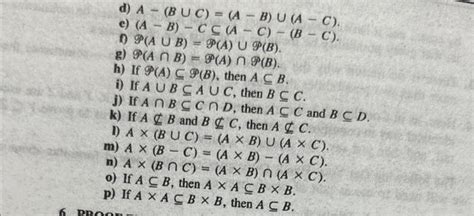 solved 5 prove or disprove each of the following formulas
