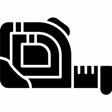 Measuring Tape Construction Measure Measurement Tool Icon Download On Iconfinder
