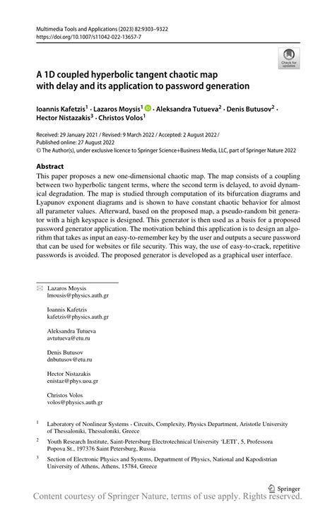 A 1d Coupled Hyperbolic Tangent Chaotic Map With Delay And Its Application To Password
