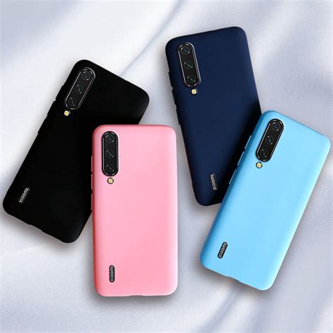 Capa Fina De Silicone Fosca Para Xiaomi Mi Cc Mi Lite Mi Mia Lite Polegada Xiomi