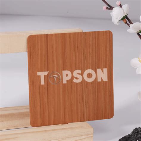 Wooden Finish Stainless Steel Topson