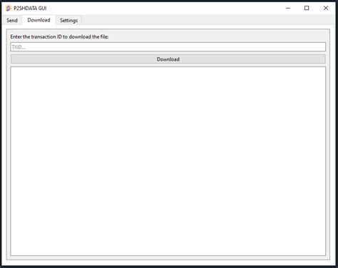 GitHub MaxPuig P2shdata Gui A GUI For The P2shdata Protocol To Extract Publish Data From To