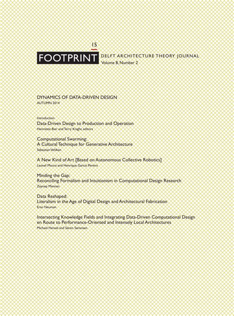 PDF Dynamics Of Data Driven Design