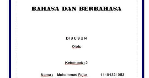 Cara Membuat Makalah Yang Baik Dan Benar ARTIKEL PENDIDIKAN