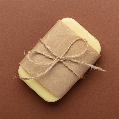 천연 및 유기농 비누 친환경 셀프 케어 화장품 홈 스파 위생 제품 평면도 프리미엄 사진