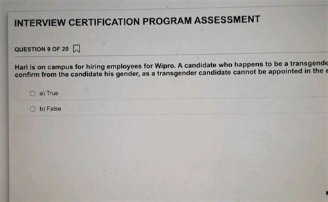 INTERVIEW CERTIFICATION PROGRAM ASSESSMENT StudyX