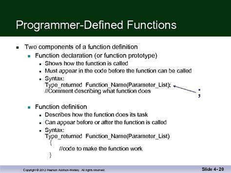 Chapter 4 Procedural Abstraction And Functions That Return