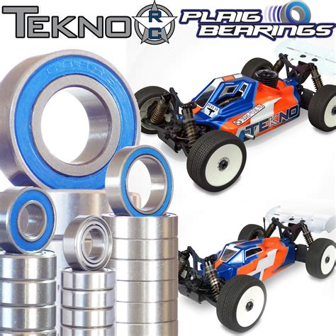 Tekno EB48 4 NB48 4 Bearing Kits All Options Plaig Bearings