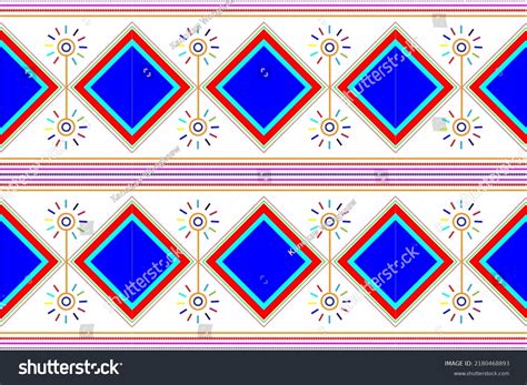 Geometric Shapes Made Squares Scribbles Seamless Stock Vector Royalty Free 2180468893