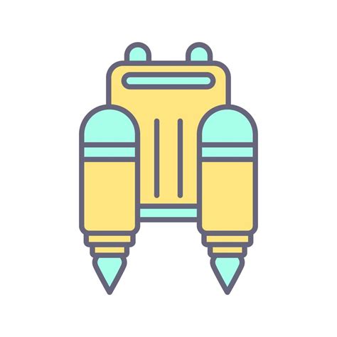 Jetpack Vector Icon 18897251 Vector Art At Vecteezy