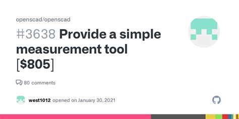 Provide A Simple Measurement Tool 805 · Issue 3638 · Openscadopenscad · Github Provide A Simple Measurement Tool 805 · Issue 3638 · Openscadopenscad · Github