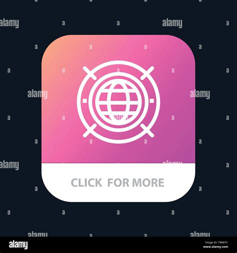 Internet Web World Computing Mobile App Button Android And IOS Line