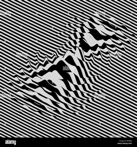 Waveform Background Dynamic Visual Effect Surface Distortion Pattern