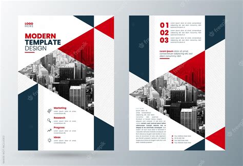 현대적인 요소와 추상적 인 배경을 가진 크리에이 티브 전단지 디자인 레이아웃 템플릿 프리미엄 벡터