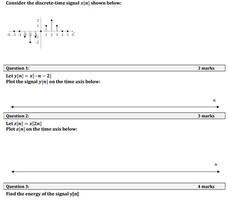 Solved Consider The Discrete Time Signal X N Shown Below Chegg
