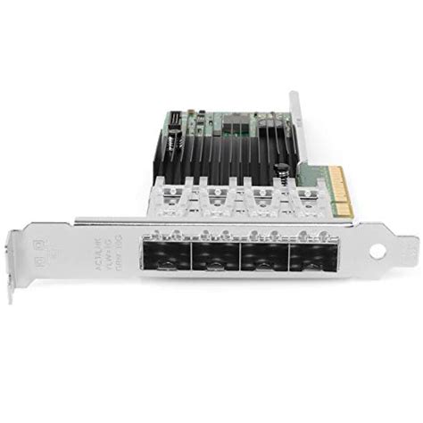 Buy Vogzone Gb Pci E Nic Network Card For Intel X Da Mbe Gbe Gbe Quad Sfp Ports